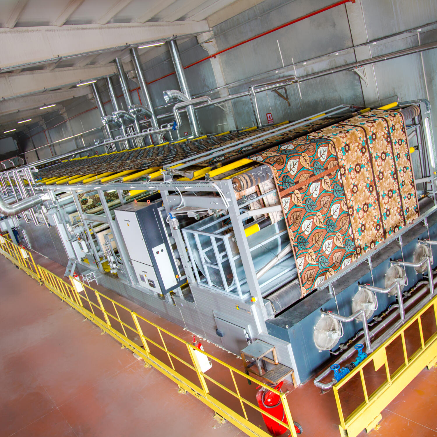 Back coating machine for woven carpets | Bejimac